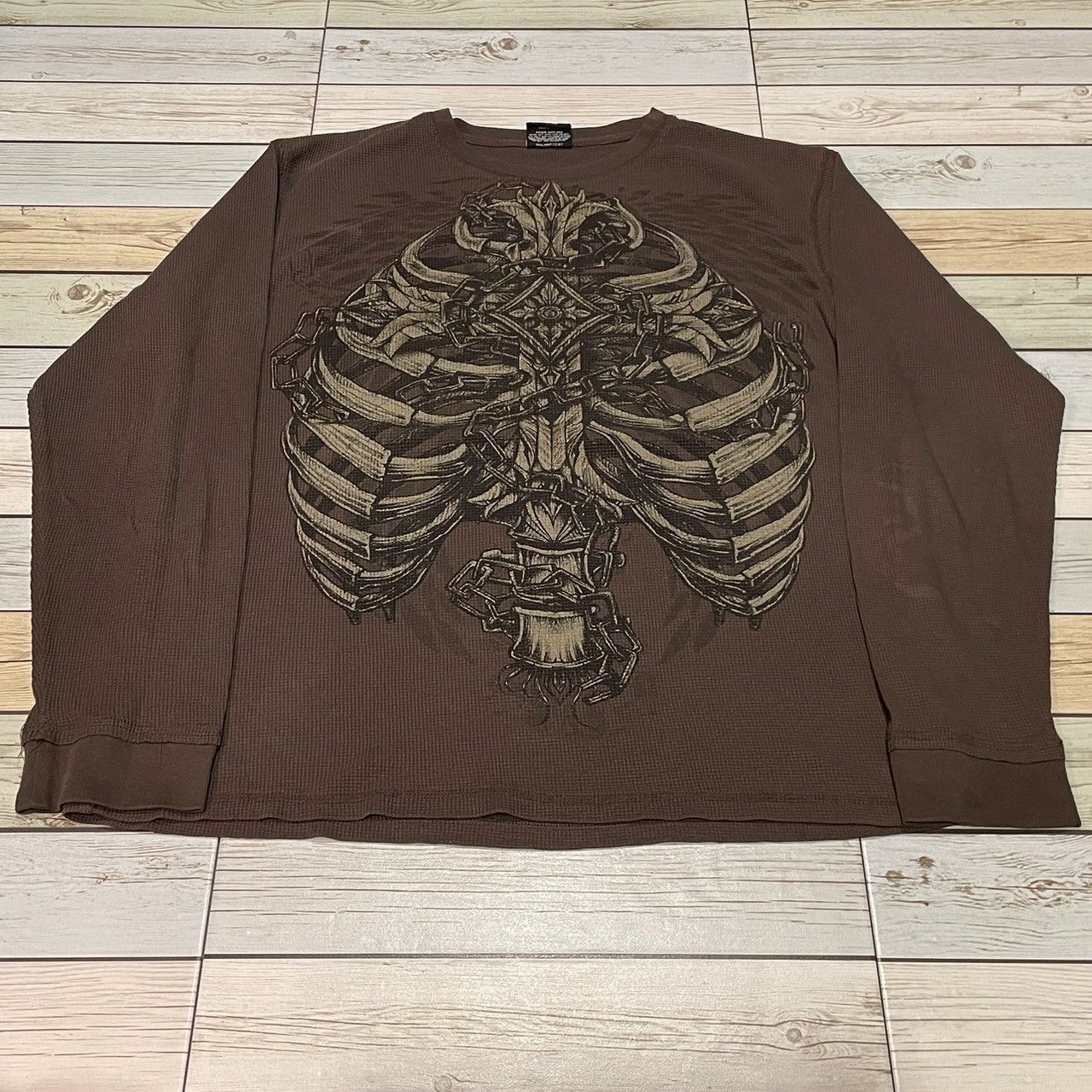Ed Hardy Rare Mma Elite Thermal Longsleeve Y2K Affliction Style | Grailed