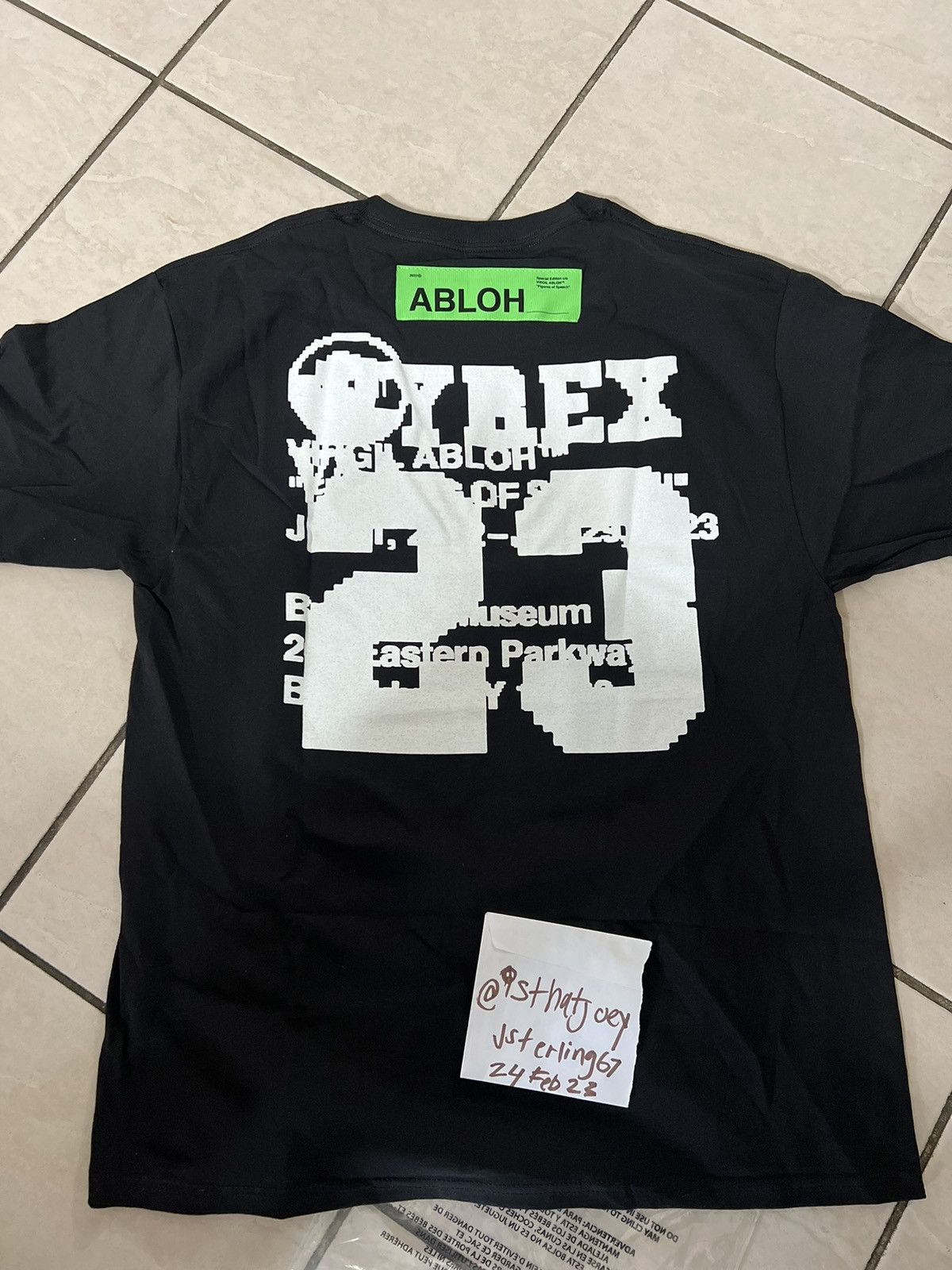 Pyrex Vision × Virgil Abloh Virgil Abloh x Pyrex Figures of Speech Tee ...