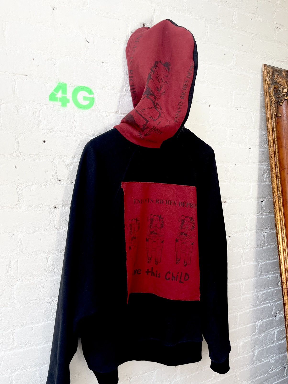 Enfants Riches Deprimes ERD EARLY GRAIL ‘SAVE THIS CHILD‘ RED PATCH ...