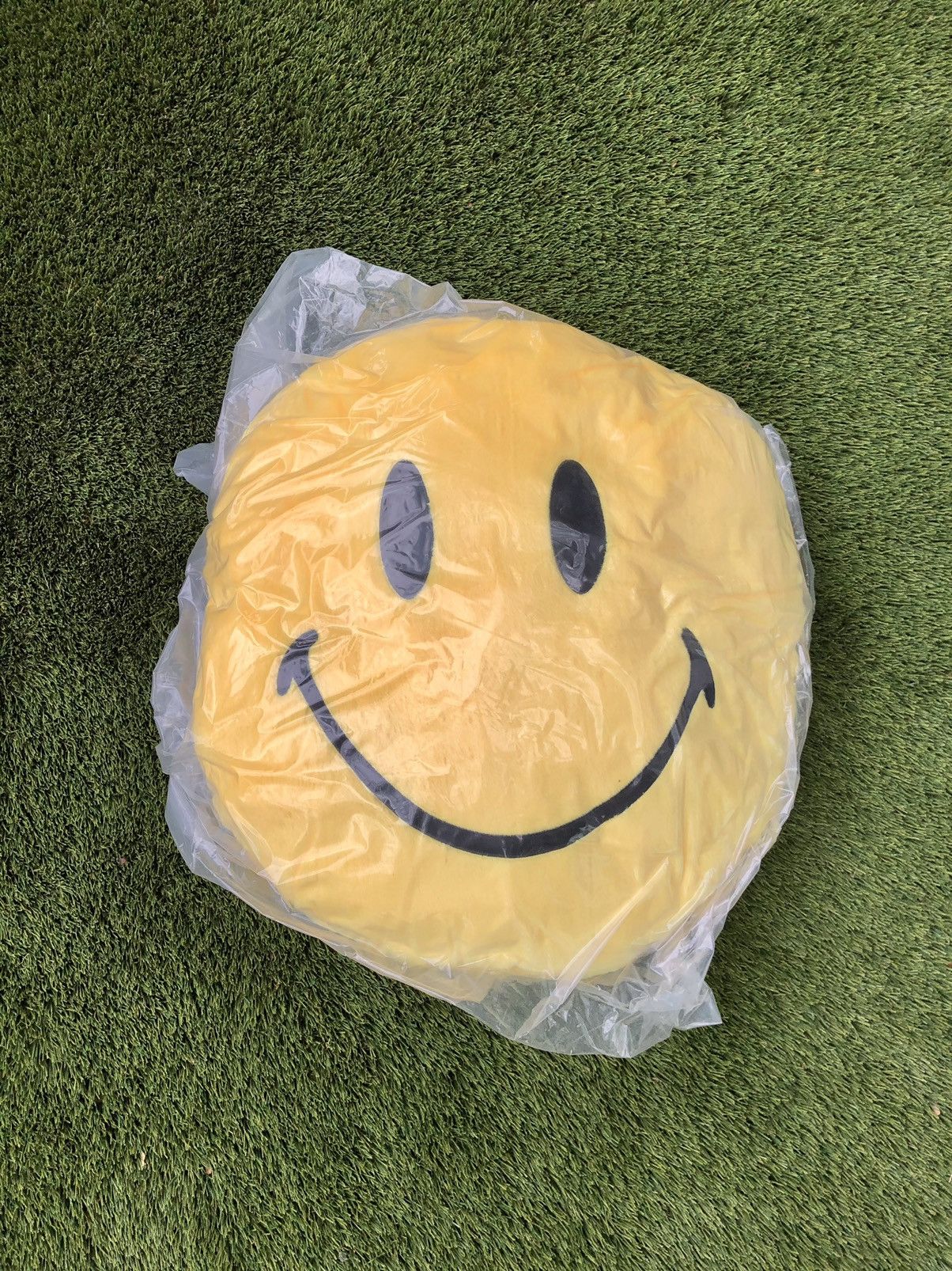 Market Chinatown Market Big Smiley Plush Happy Face Yellow Pillow | Grailed