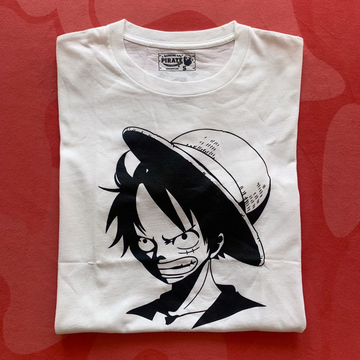 Bape × One Piece Bape x One Piece Monkey D. Luffy tee | Grailed