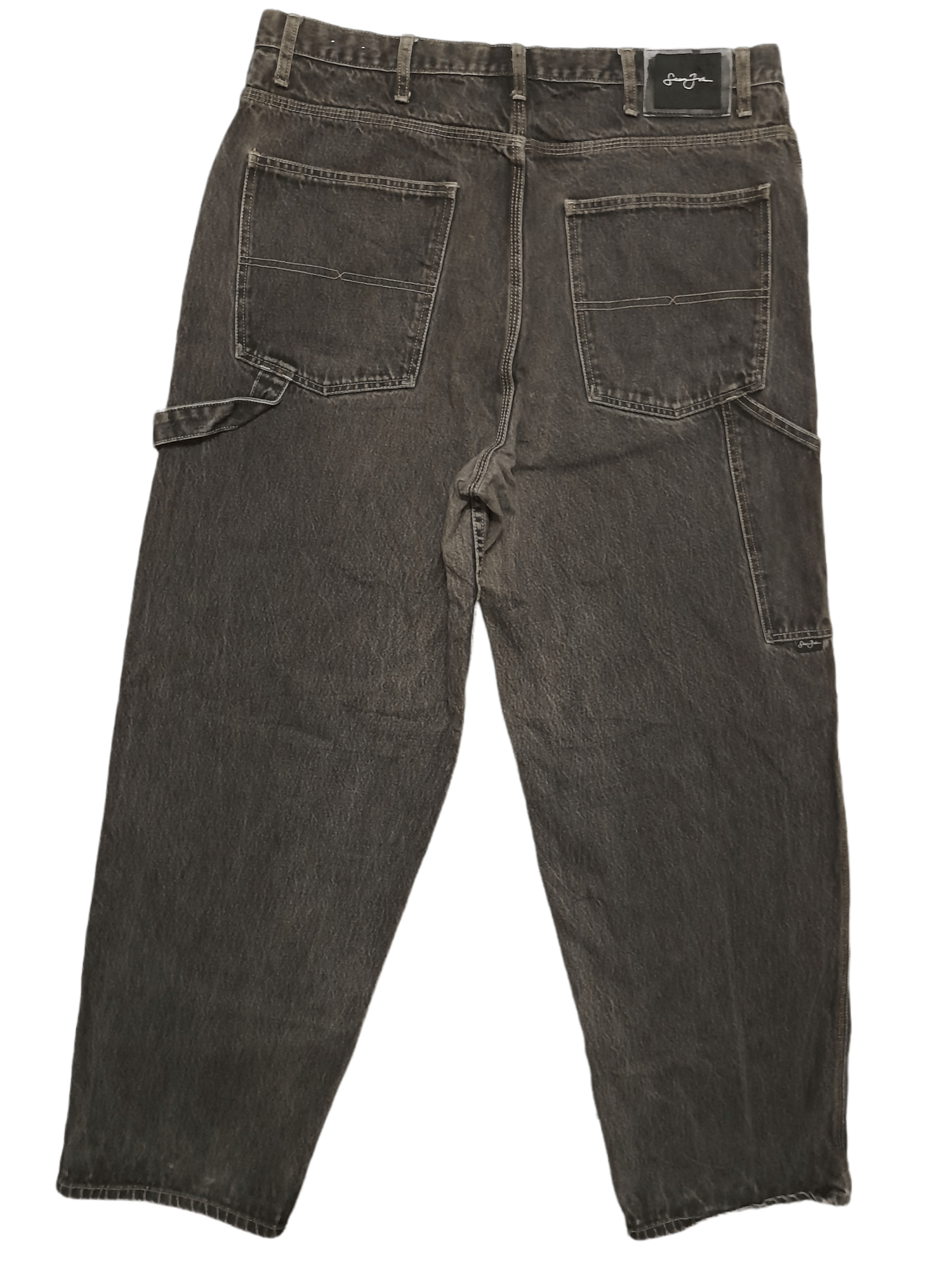 Sean John × Vintage 90s SJ Sean John Denim Black Carpenter (E177) | Grailed