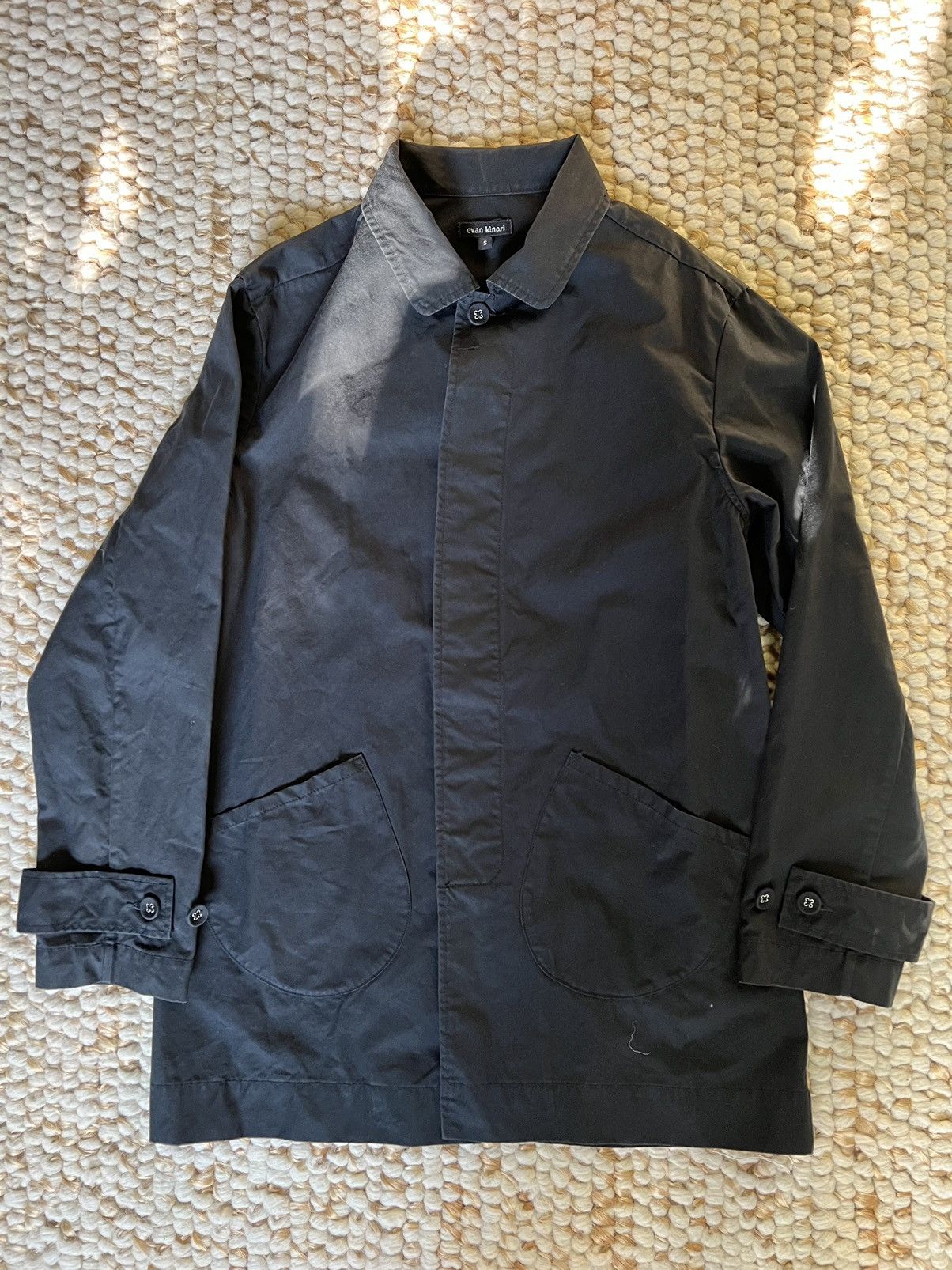 Evan Kinori Evan Kinori Covered Placket Coat | Grailed
