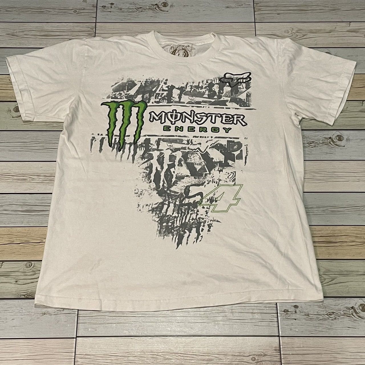 Affliction Rare Fox Racing Monster Energy Y2K Affliction Style Tee ...