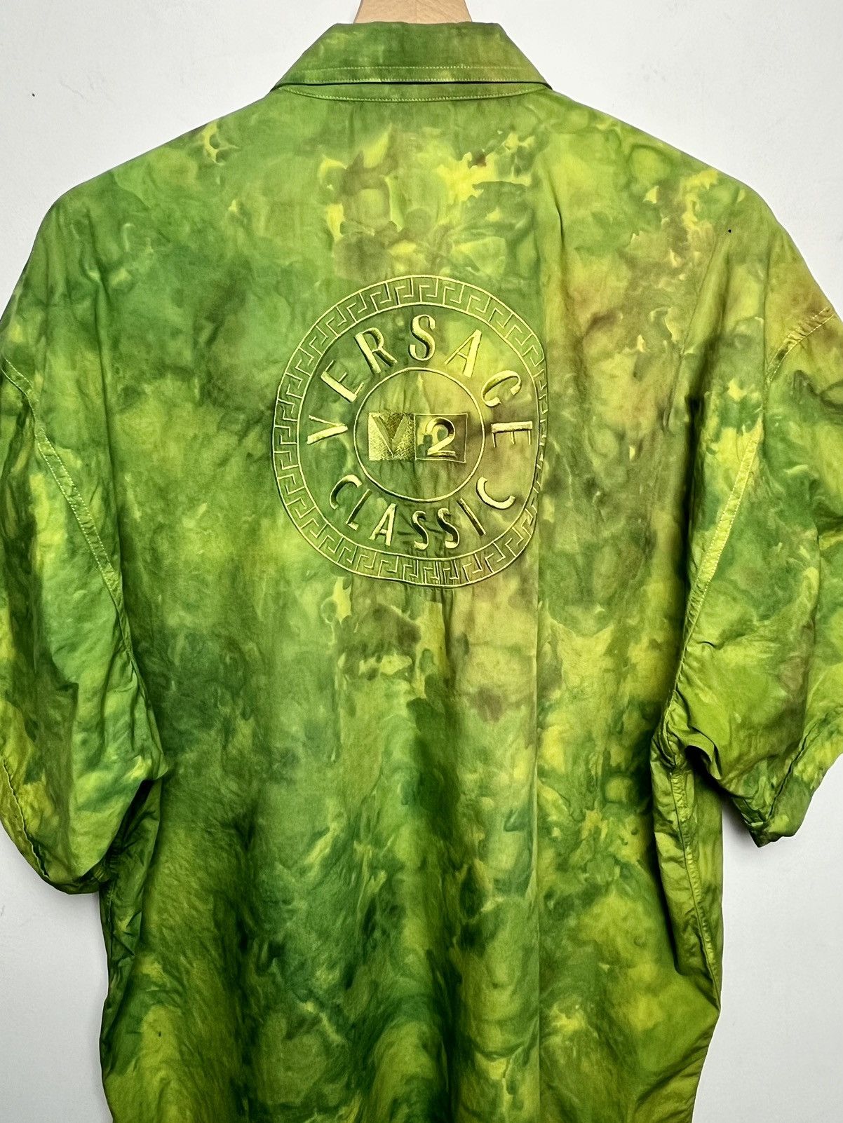 Handmade × Versace × Vintage versace shirt 1/1 tie dye vintage custom ...