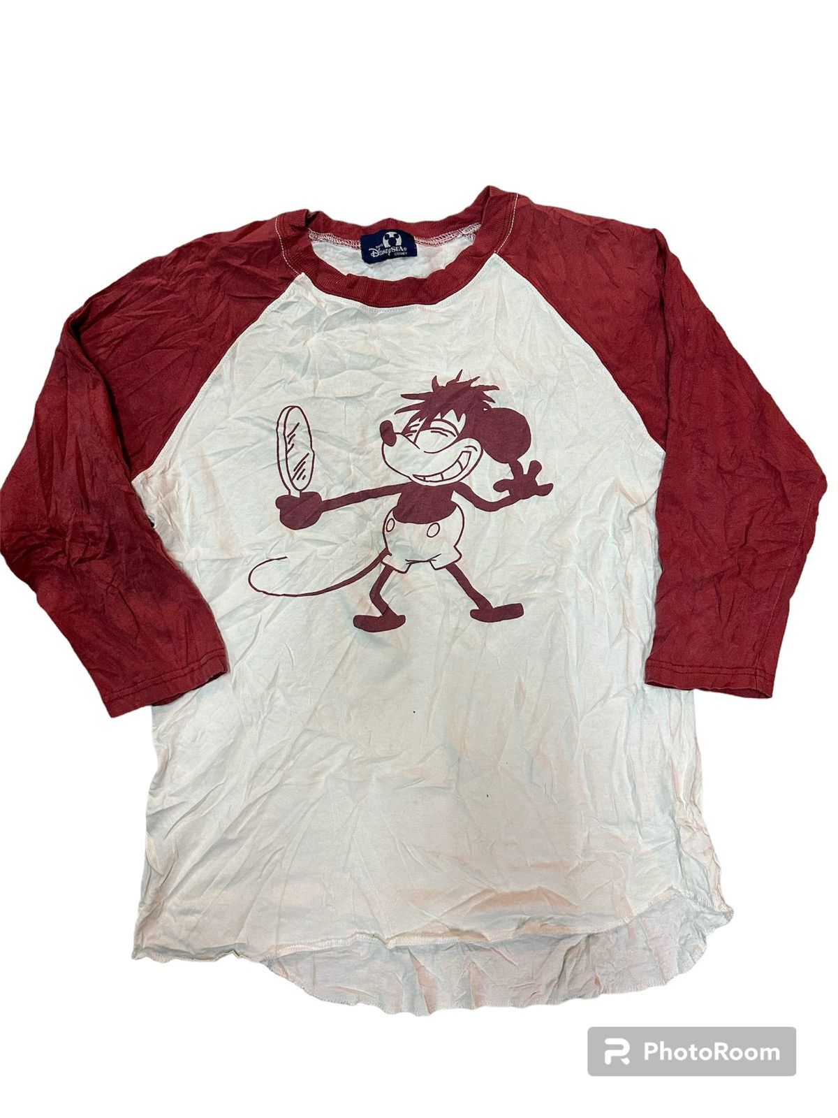 Disney × Mickey Mouse Mickey Mouse Planet Crazy raglan | Grailed