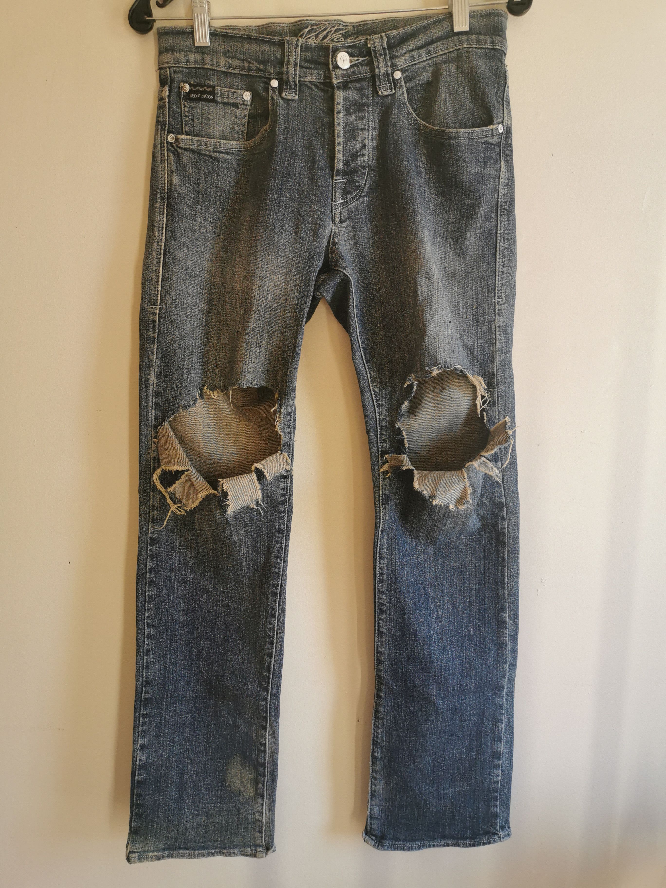 Vintage Vintage red dragon/Rds jeans/pants/denim/trousers | Grailed