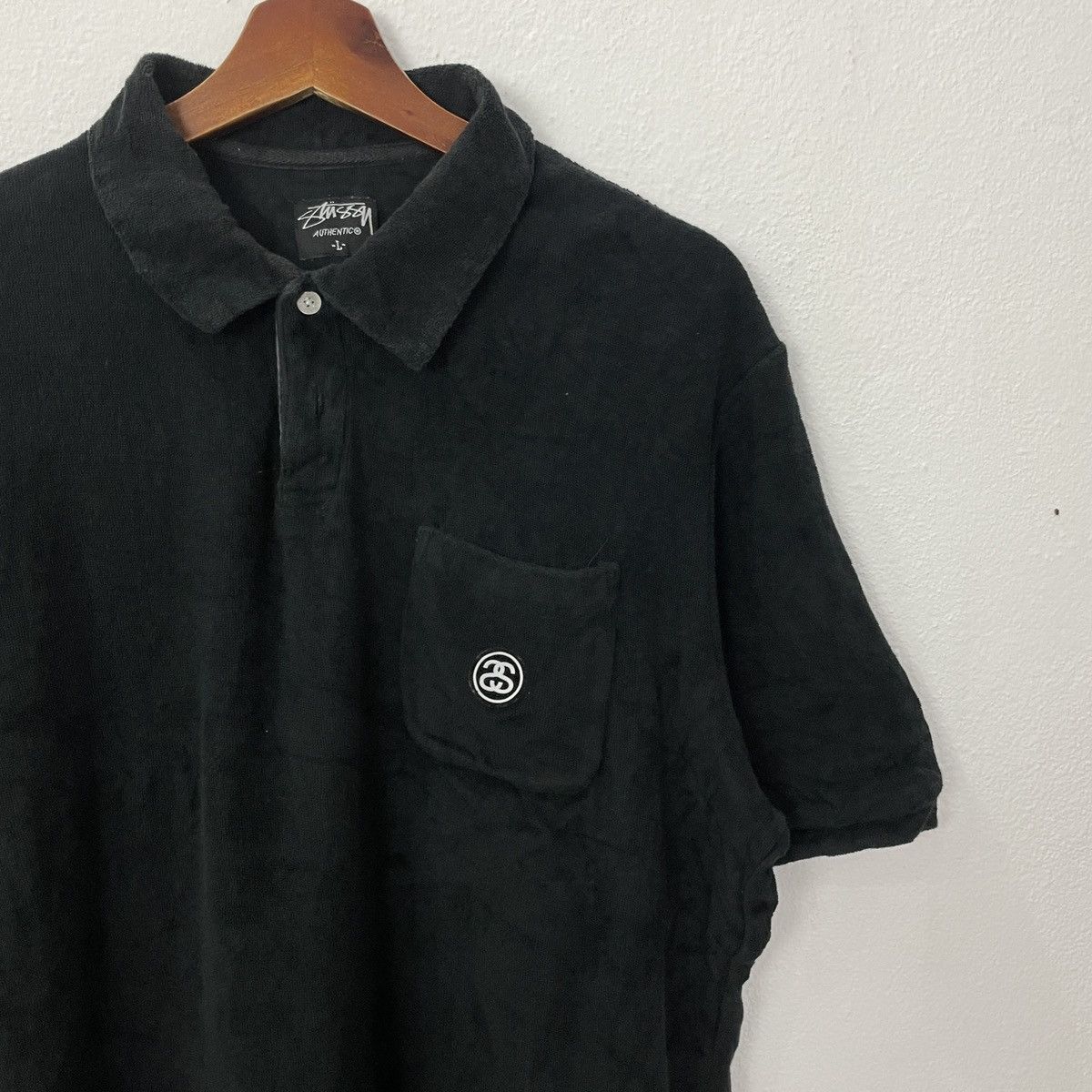 Stussy Vintage Stussy Small Logo Polos Shirts | Grailed