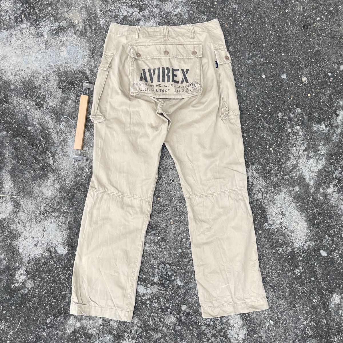 Avirex × Streetwear Vintage Avirex Big Logo Utility Monkey Pants | Grailed