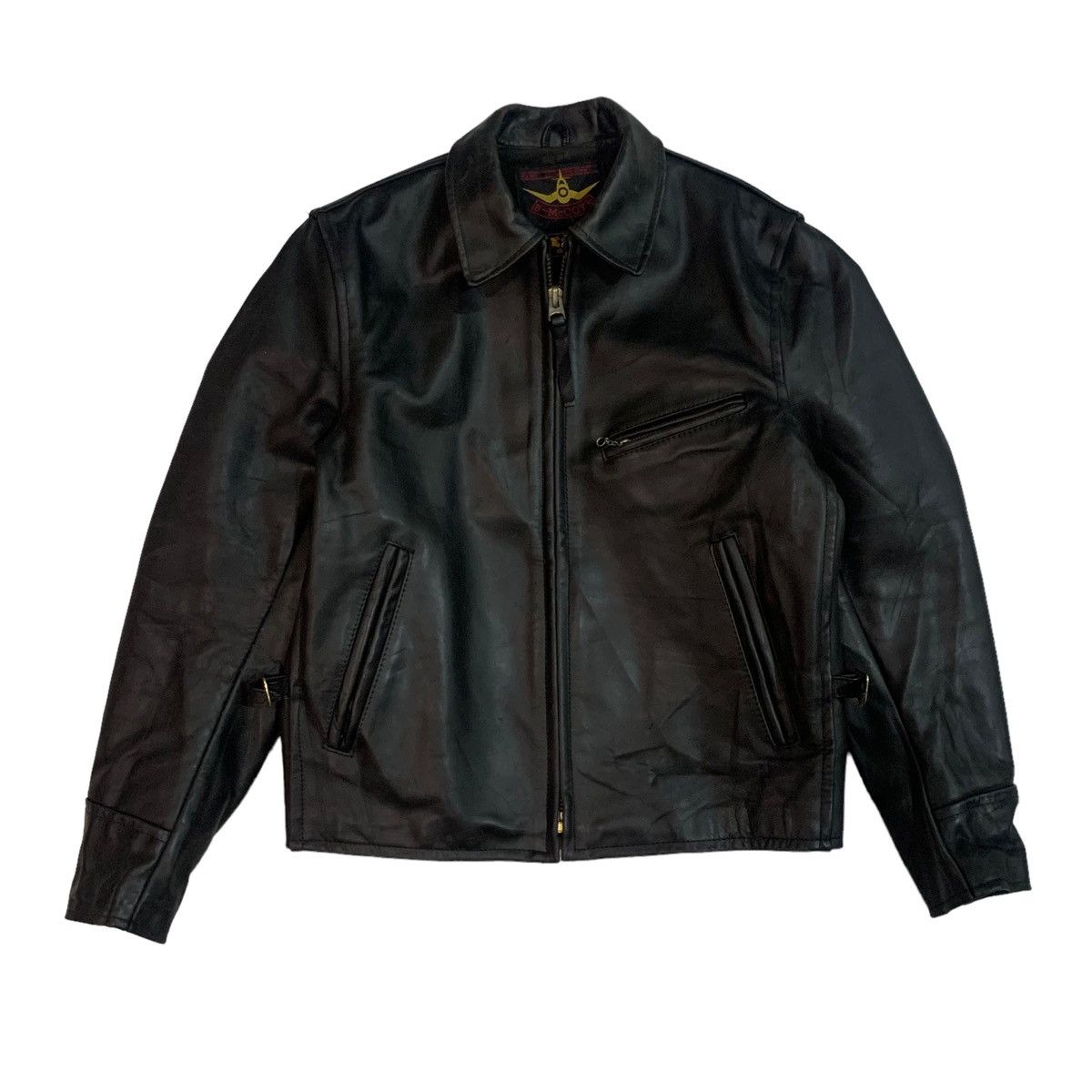 Leather Jacket × Talon × The Real McCoy's 🔥Real Mccoy’s Steerhide ...