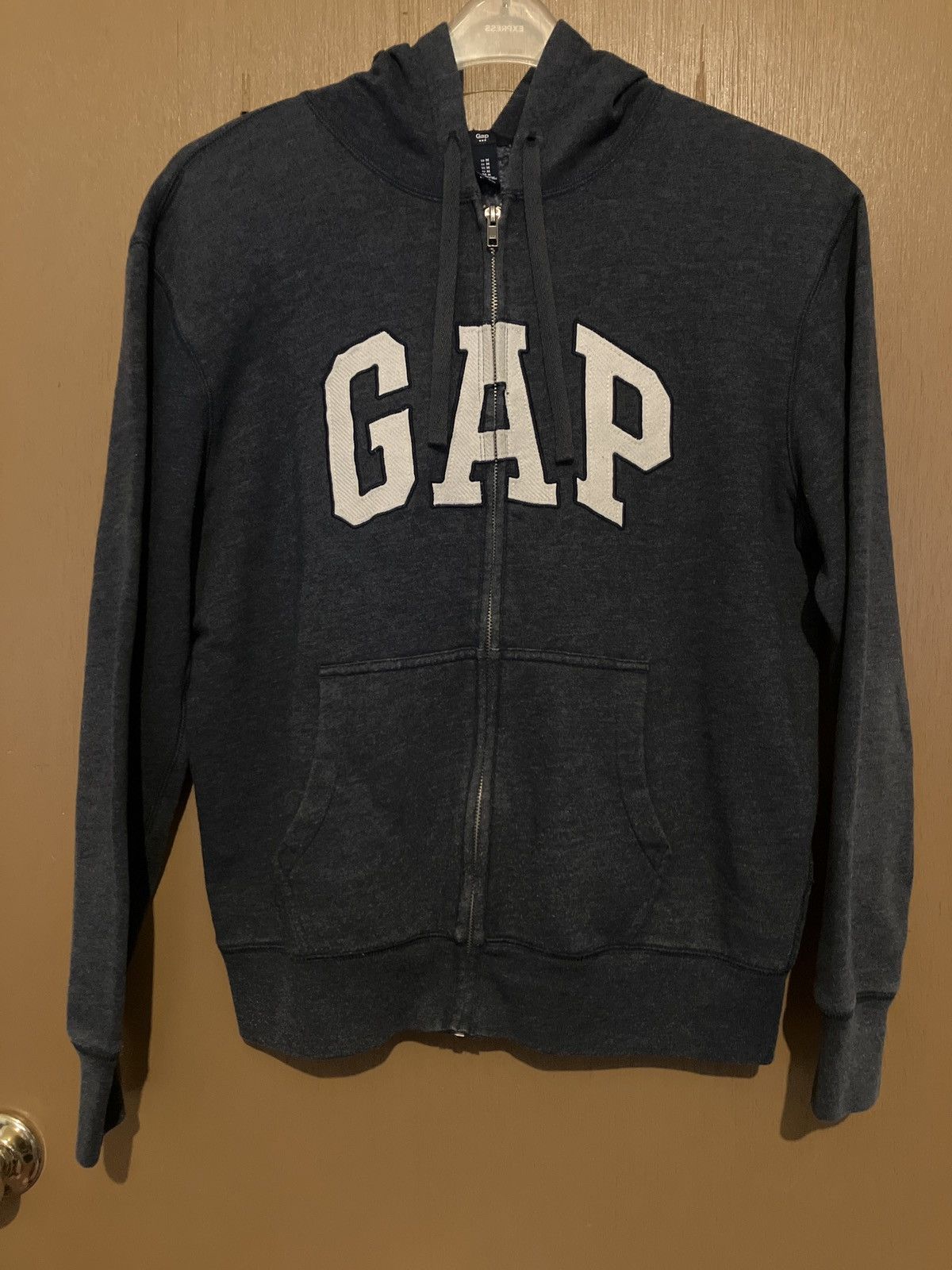 Gap Vintage Zip-Up Lock Stitch Embroidered Logo | Grailed