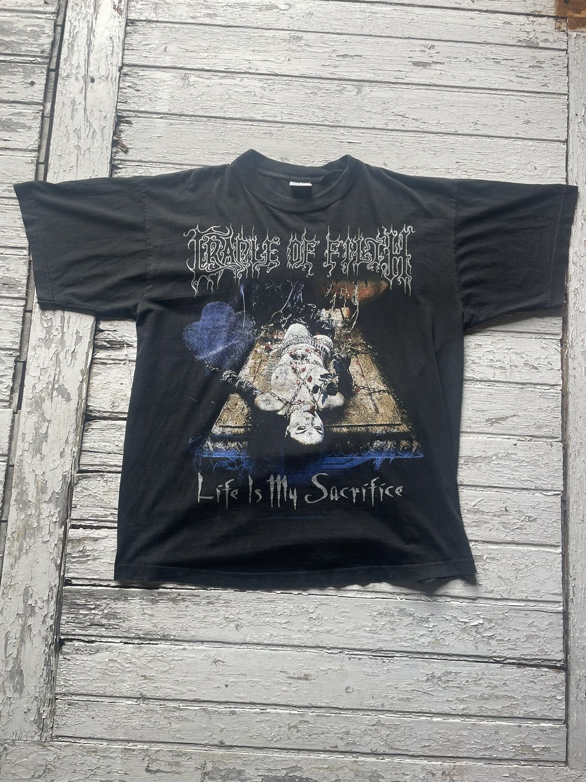 Vintage 1999 Cradle of Filth Life Is My Sacrifice XL | Grailed