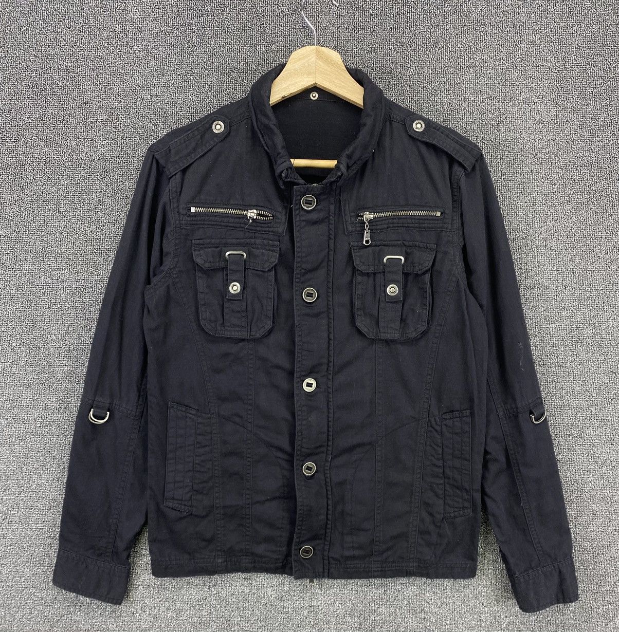 If Six Was Nine Vintage In The Attic Punk Style Tactical Jacket | Grailed