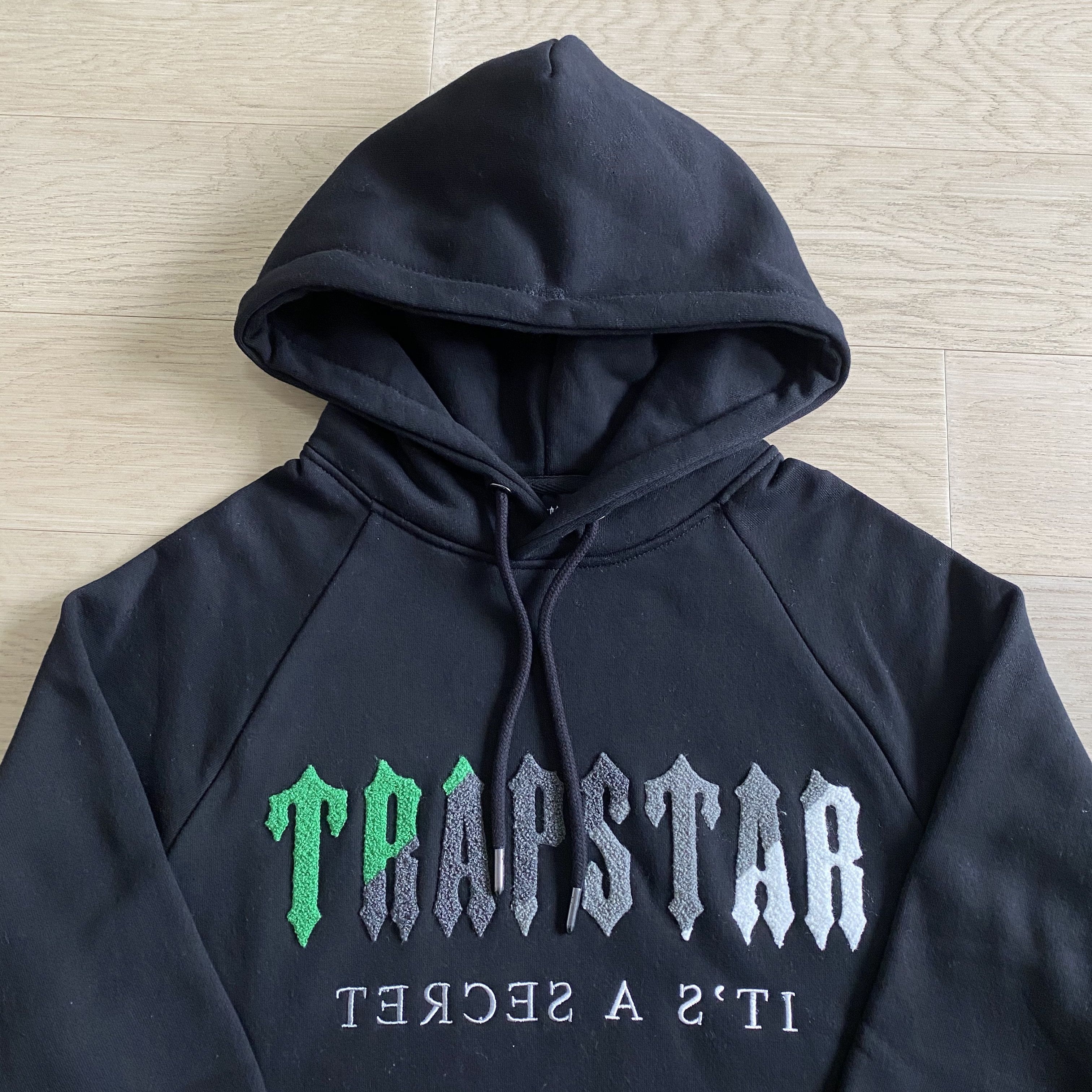 Trapstar London Trapstar Decoded Tracksuit Black and Green | Grailed