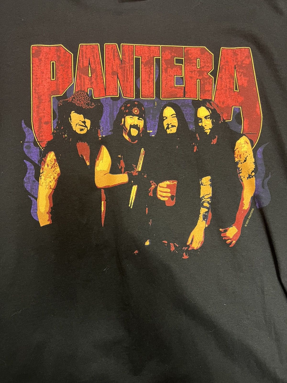 Vintage Vintage 2001 Pantera Band Tshirt | Grailed