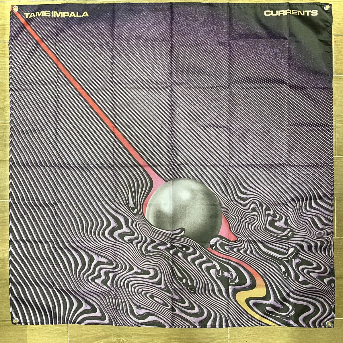 Custom × Rock Band × Vintage Tame Impala Currents Album Flag Tapestry ...