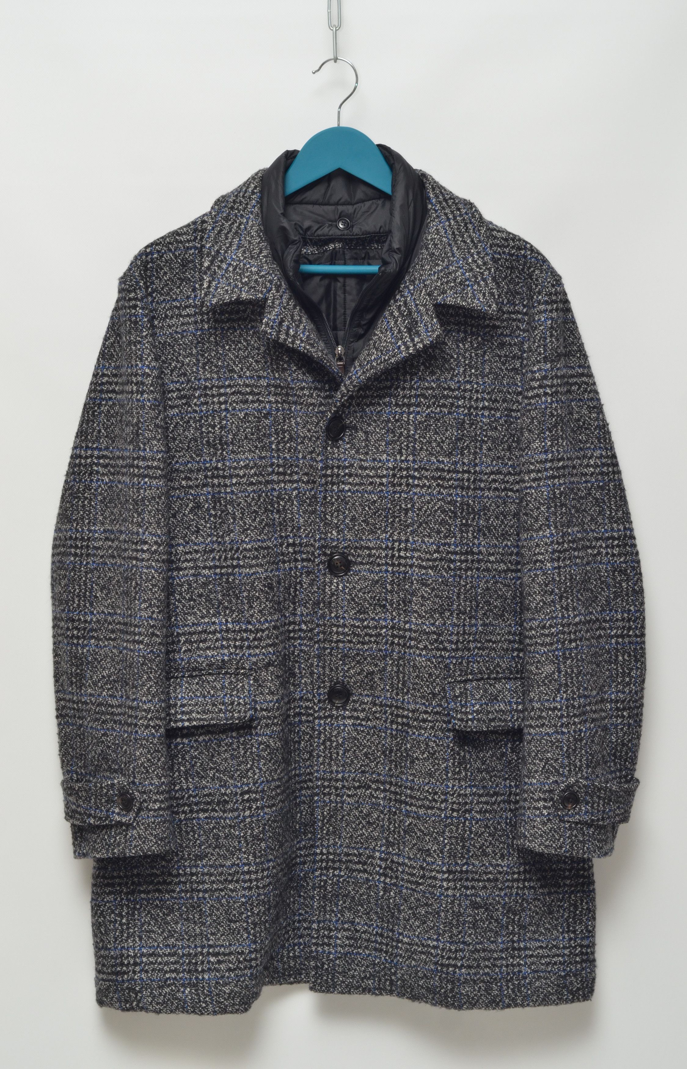 Italian Designers × Luxury × Paoloni Paoloni Luxury Wool Plaid Checked ...