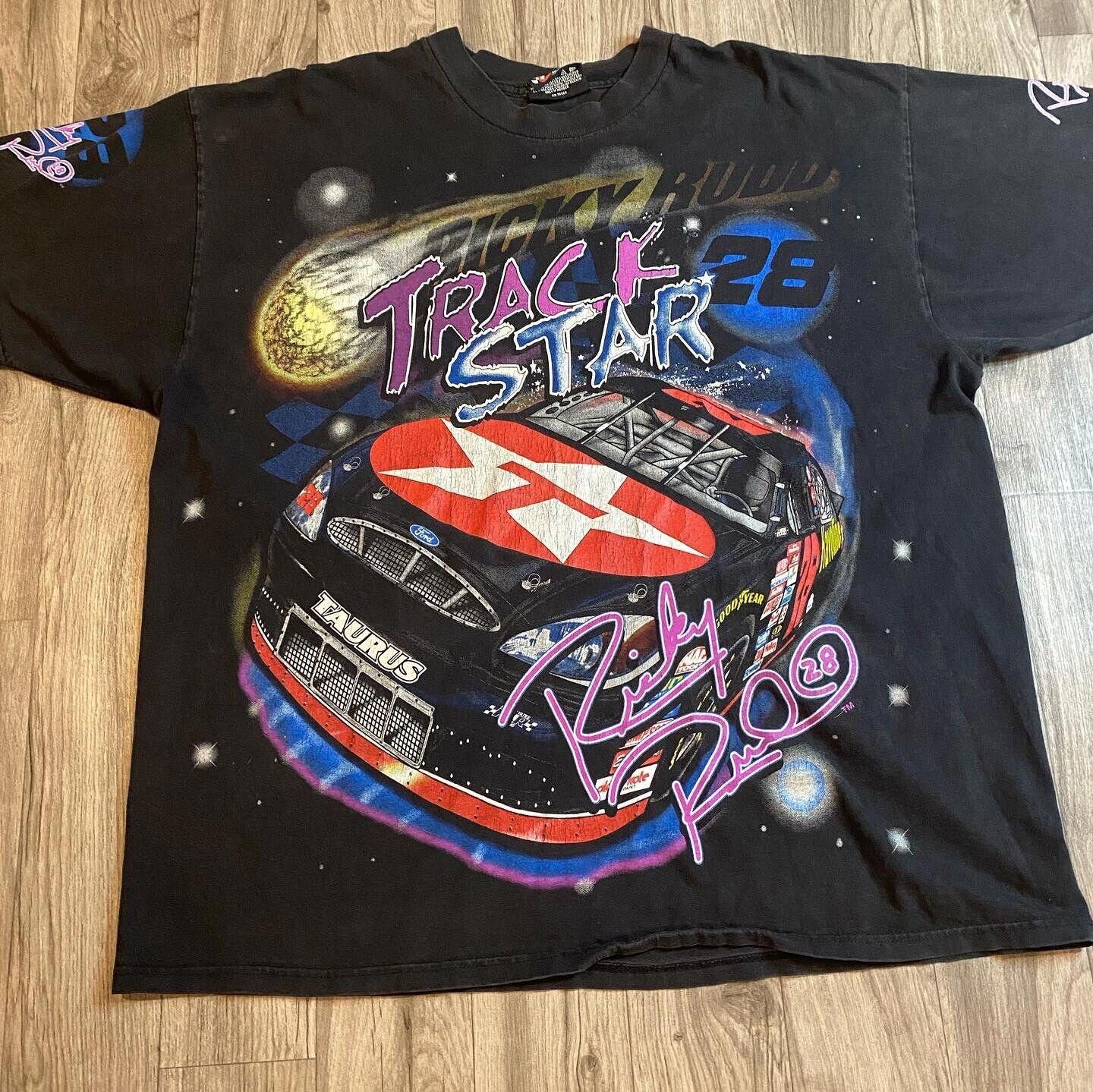 Chase Authentics vintage nascar ricky rudd track star AOP t-shirt ...