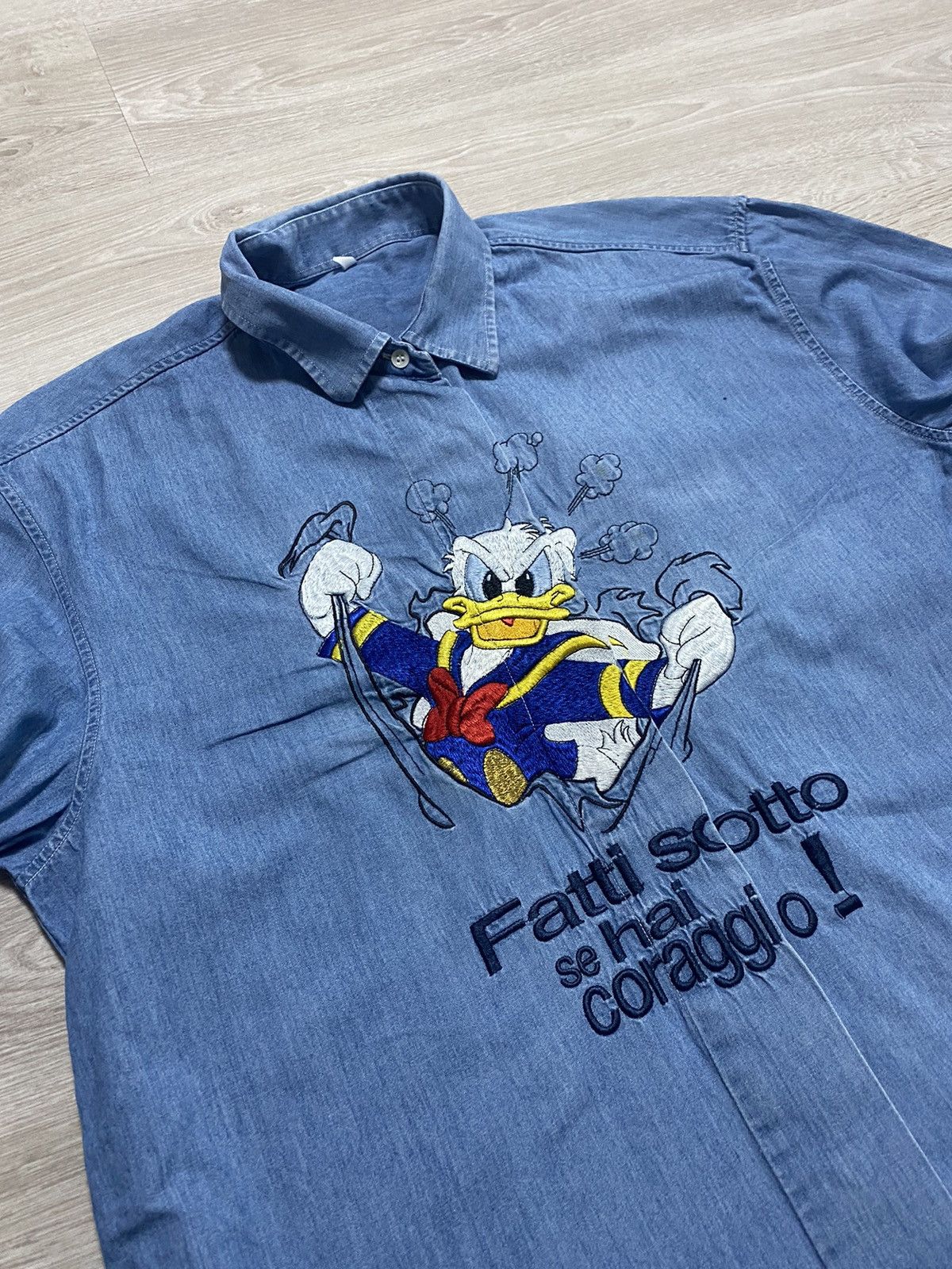 Vintage Vintage jeans Disney Donald Duck italy edition | Grailed