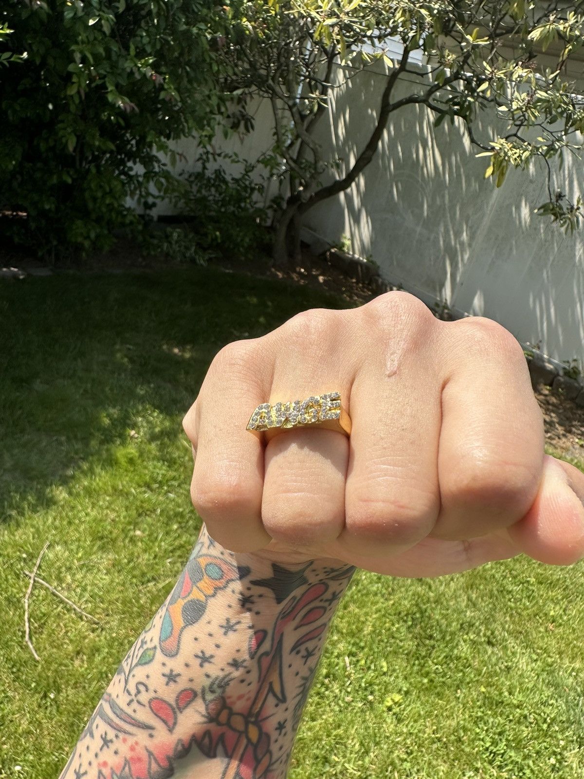 Asap Rocky AWGE DIAMOND Ring | Grailed