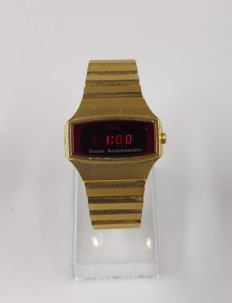 Vintage Vintage Texas Instrument RED LED Men’s Watch Retro 70-80’s ...