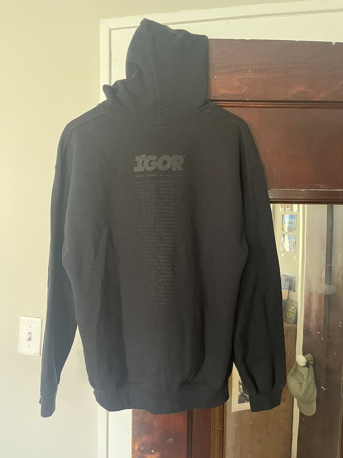 Tyler The Creator Igor Tour Black Puppet Hoodie Sweatshirt | Grailed