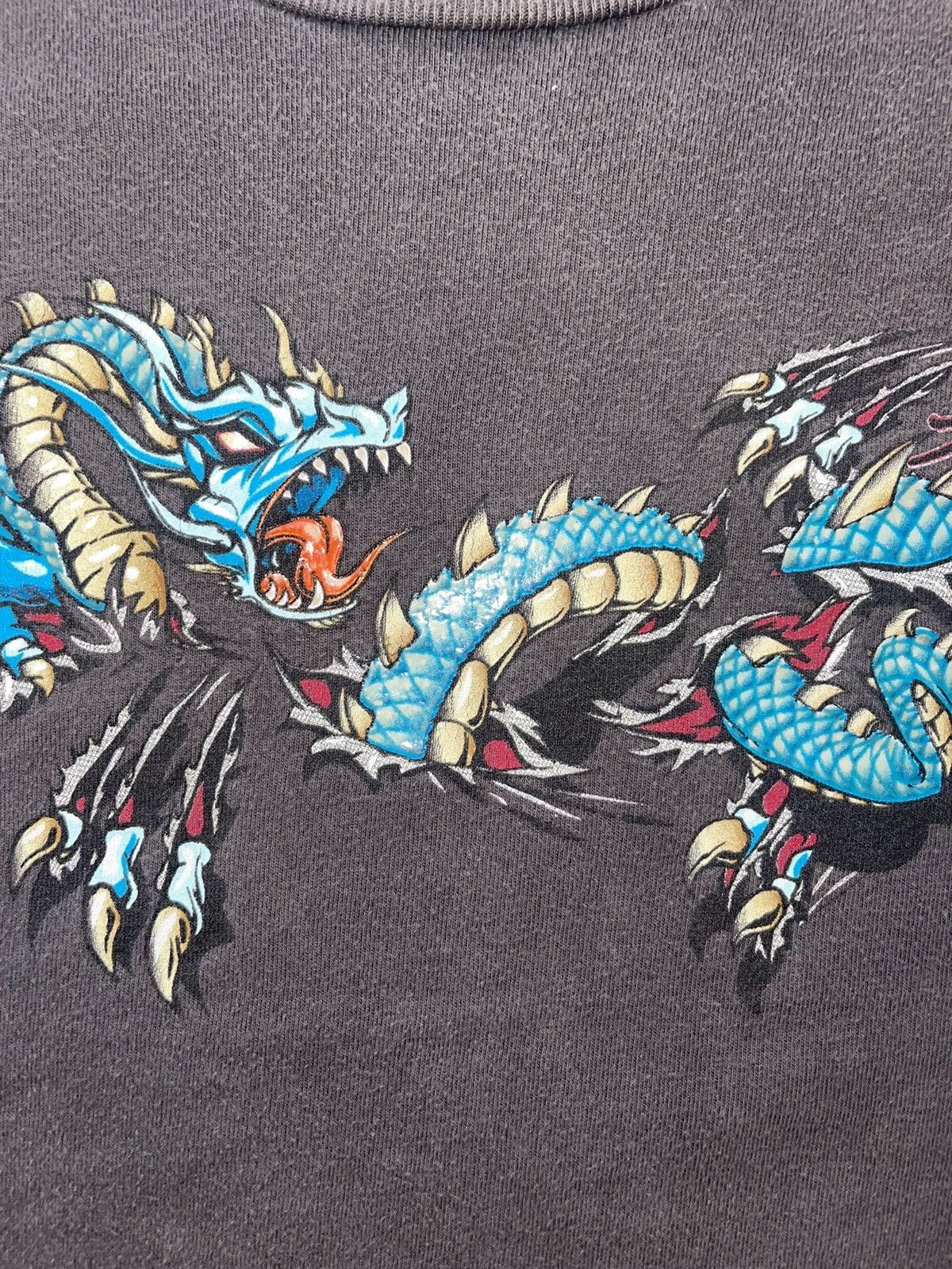 Vintage Utility dragon 2000s y2k jnco ecko shirt tiger ed hardy | Grailed