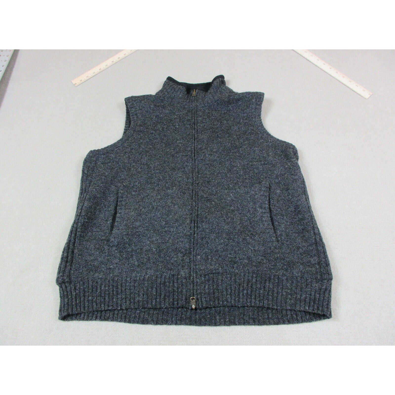 Pendleton Pendleton Sweater Vest Mens Large Gray Shetland Wool ...