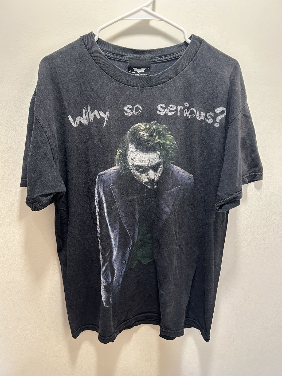 Movie Why So Serious Heath Ledger Batman Dark Knight Joker T-Shirt | Grailed