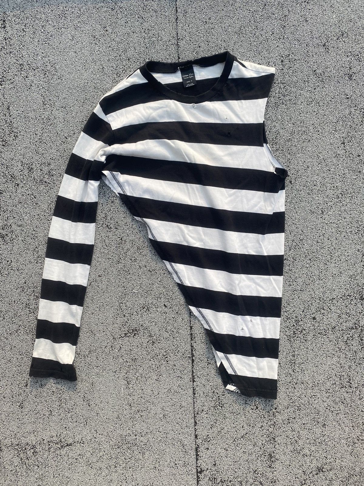 Number (N)ine Number Nine SS05 Nightcrawler Assymetrical Long Sleeve ...