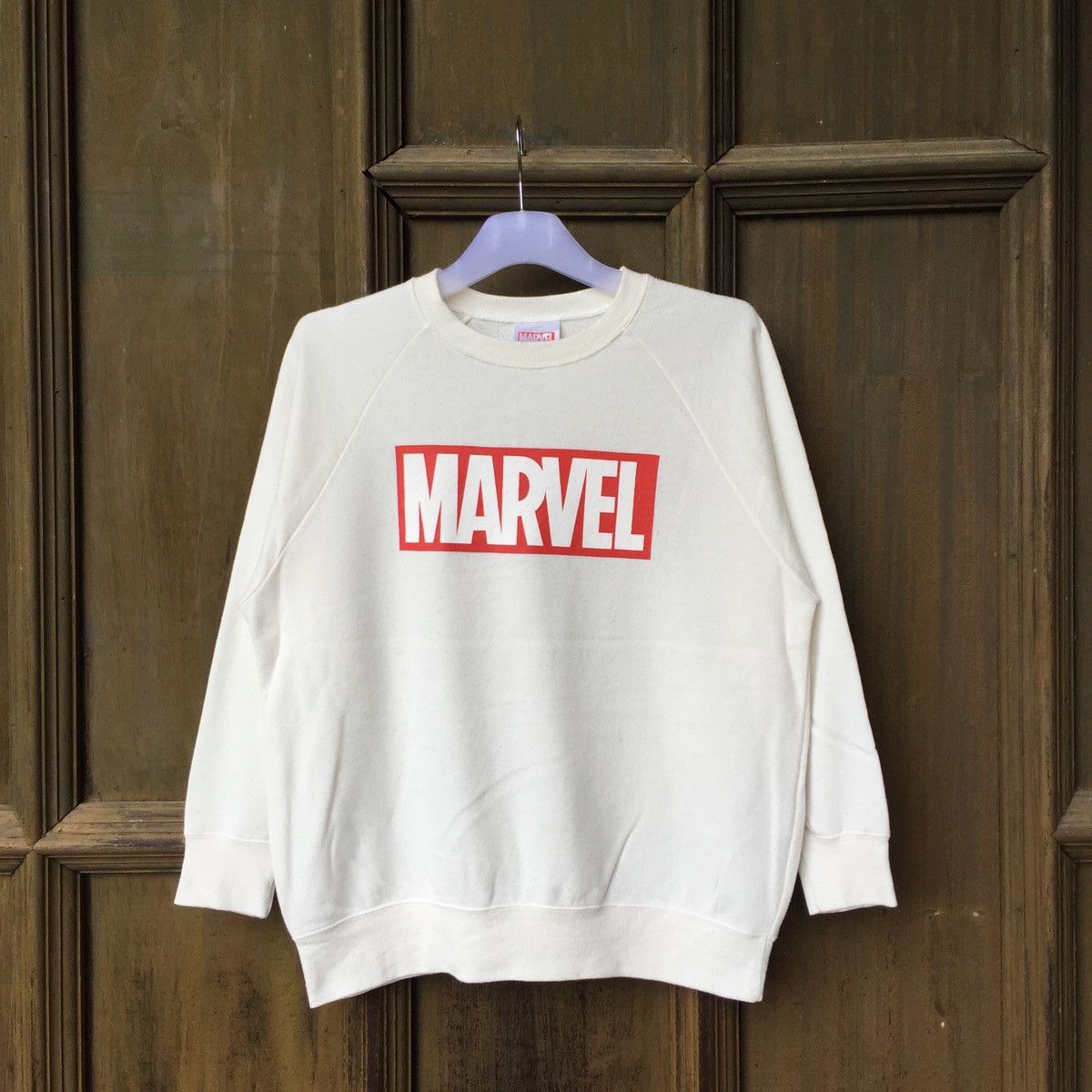 Marvel Comics MARVEL sweatshirt Spell Out Big Logo.. Marvel box logo.. | Grailed