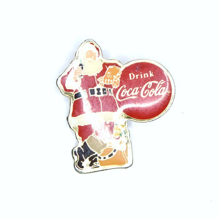Vintage 50s Coca Cola Holiday Brooch Pin | Grailed
