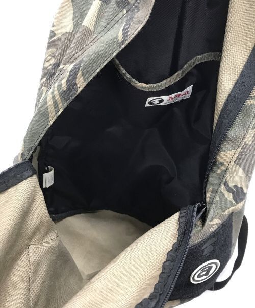 Bape A BATHING APE AAPE Camouflage Rucksack / Backpack Olive | Grailed