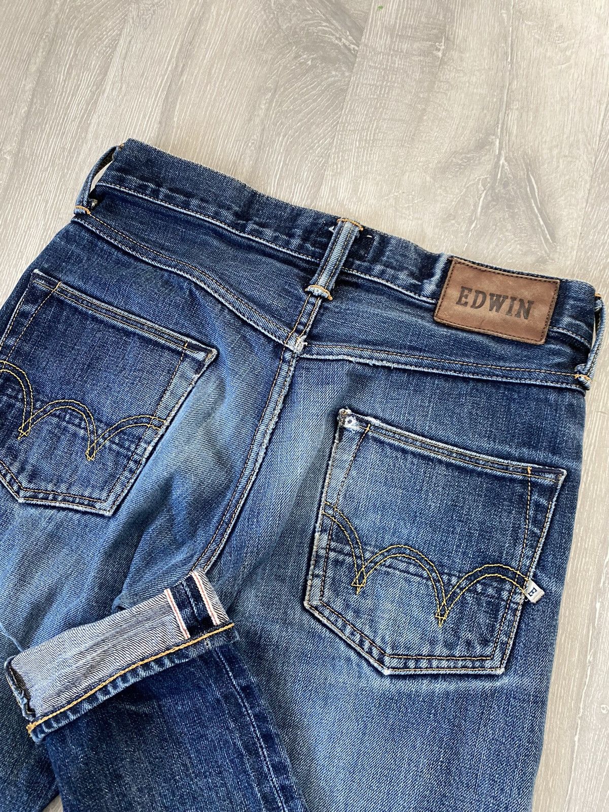 Edwin × Japanese Brand × Vintage Edwin Japan vintage blue selvedge ...