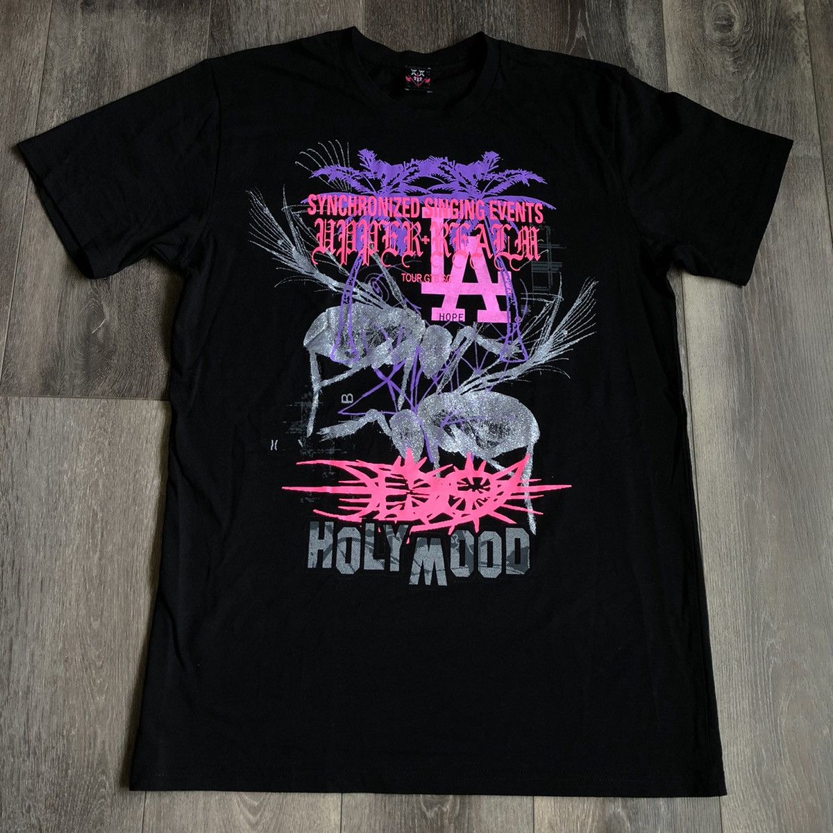 Drain Gang × Sad Boys × Yung Lean Bladee Drain Gang Upper Realm LA Pop Up Exclusive Tee Shirt ...