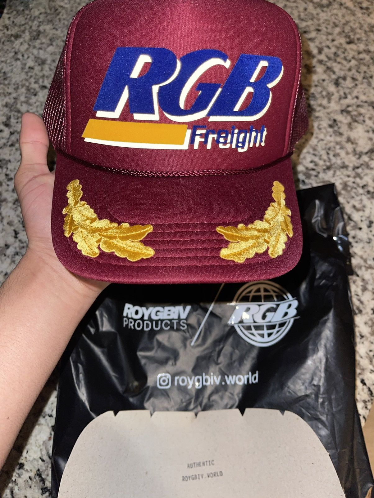 Freebandz × Future × RGB Freight RGB FREIGHT TRUCKER HAT 1OF1 | Grailed