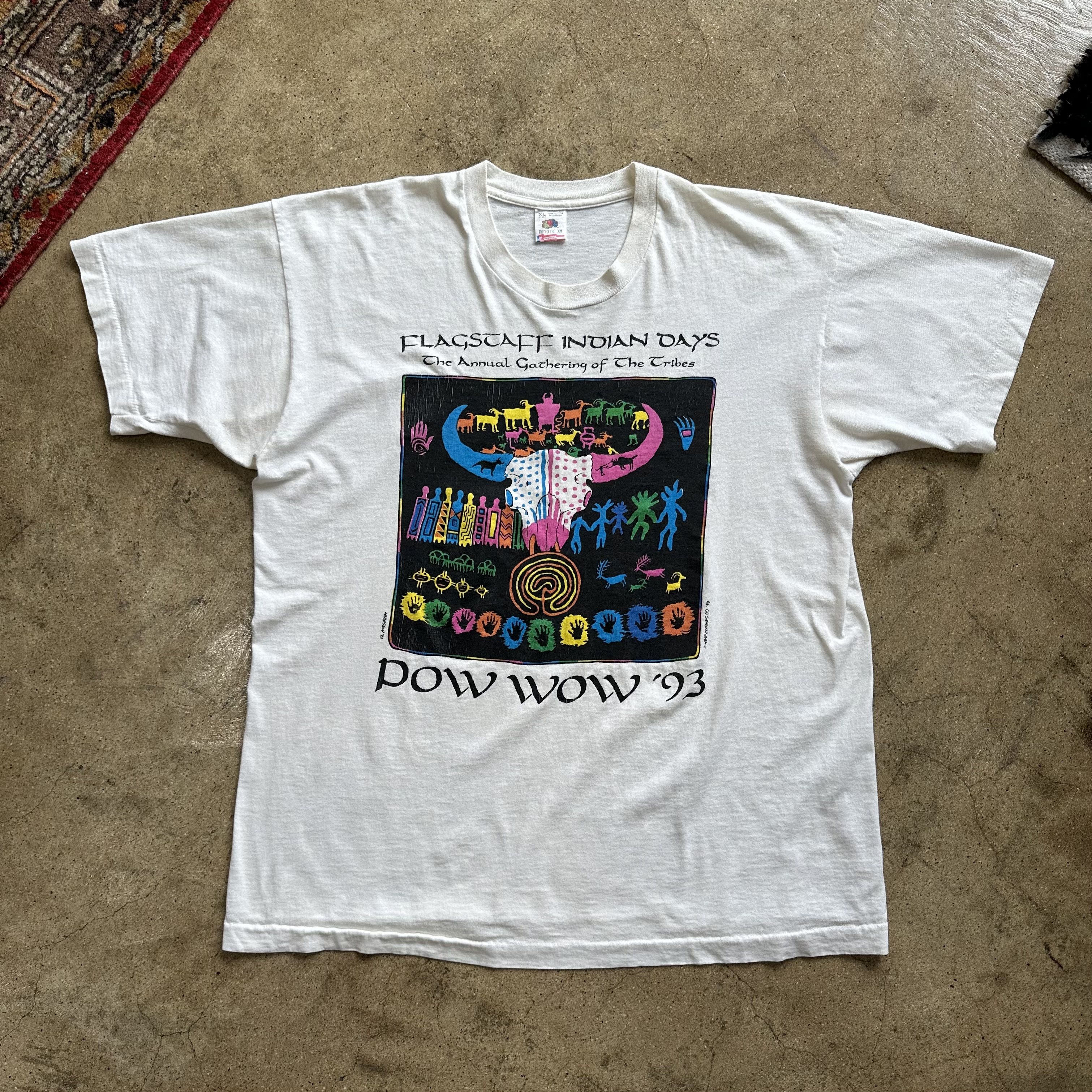 Fruit Of The Loom 1993 Flagstaff ‘Annual Gathering of the Tribes’ T-shirt | Grailed