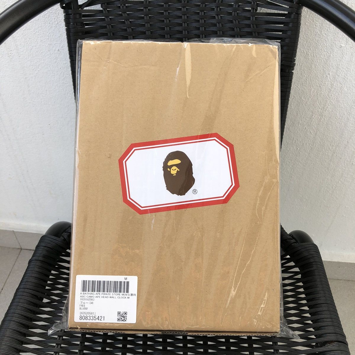 Bape OG ABC Camo Ape Head Wall Clock | Grailed