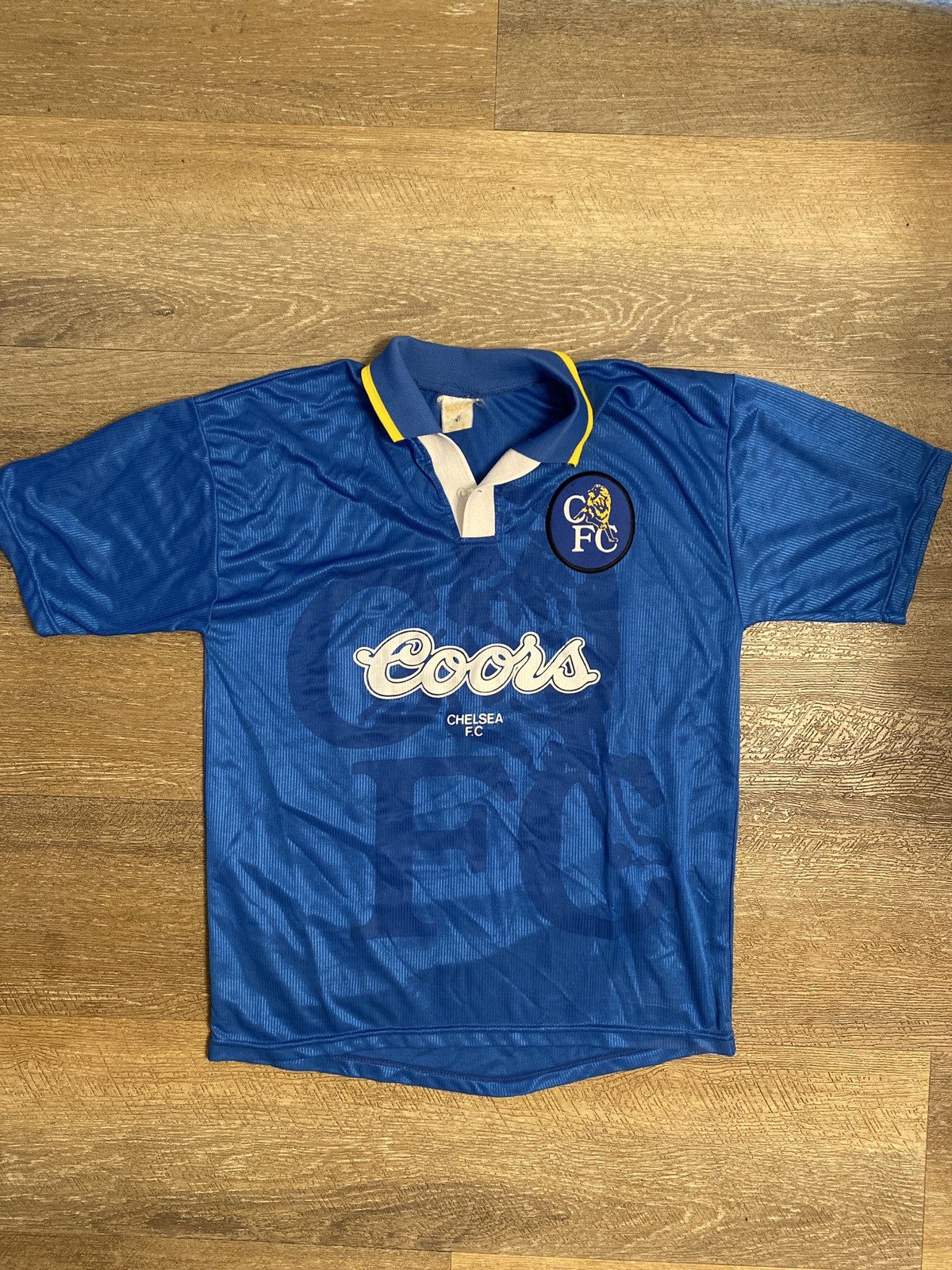 Streetwear × Vintage Chelsea FC Coors Home Jersey | Grailed