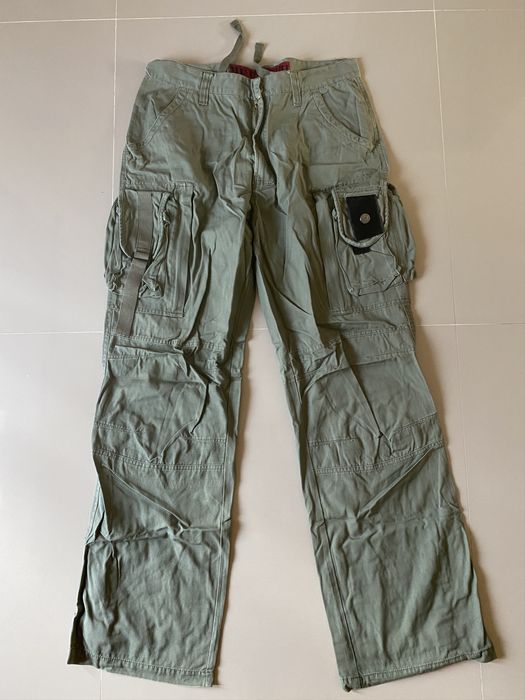 General Research Vintage Tactical Multi Pocket Military Army Sage Green ...