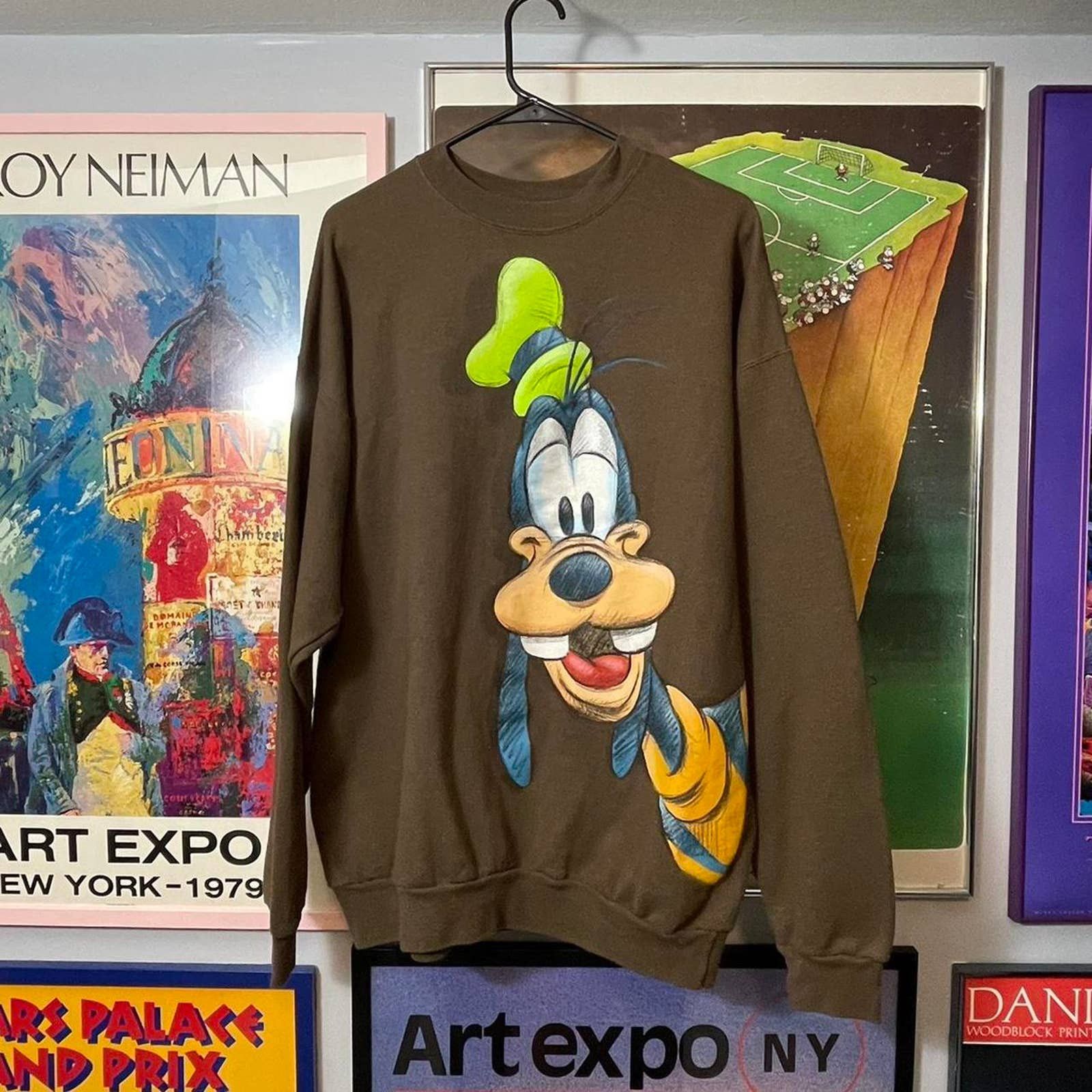 Disney Vintage Walt Disney Goofy Drawing Crewneck -SIZE XL | Grailed