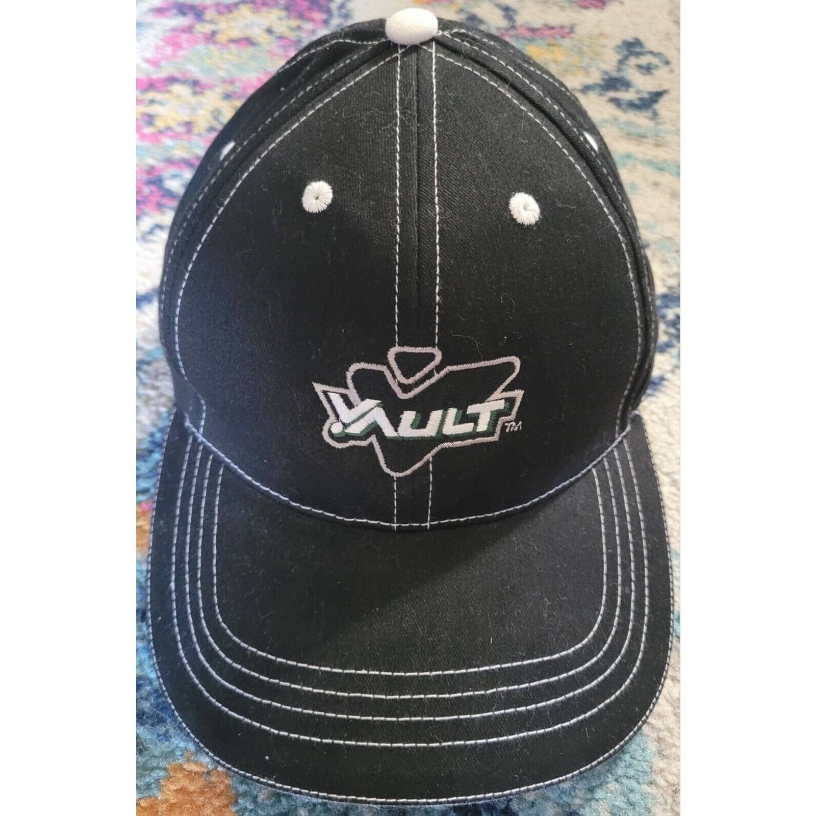 Coca Cola VAULT Soda Drink Logo Cap Hat Mens Adjust StrapBack Black ...