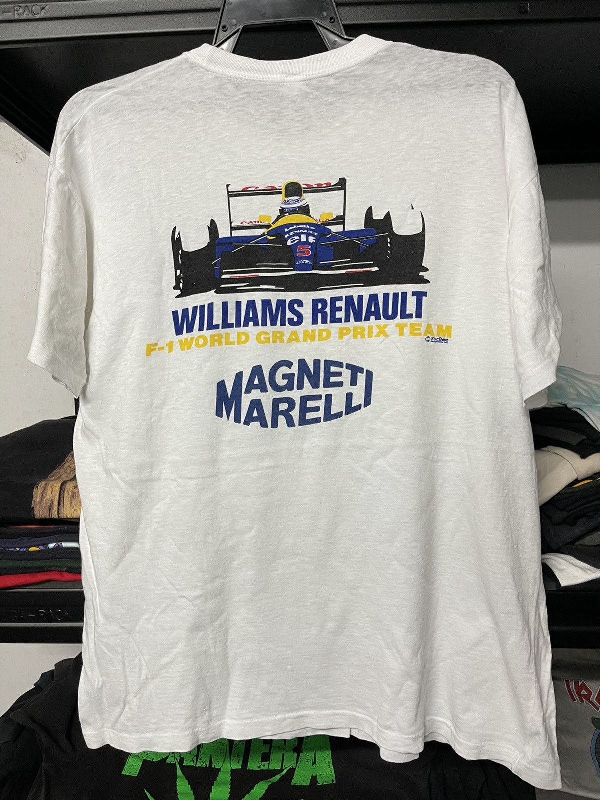 Vintage Vintage 90s F1 Williams Renault Magnet Marelli Tee | Grailed