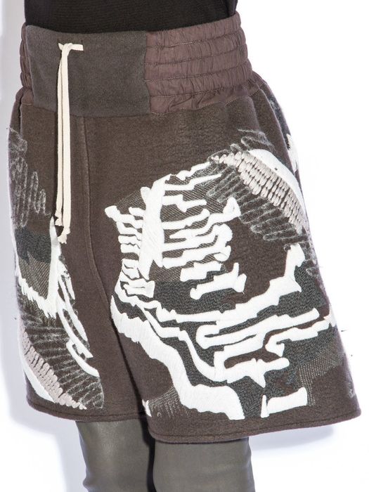 Rick Owens FW14 Rick Owens MOODY Embroidered Cashmere Boxer Shorts ...