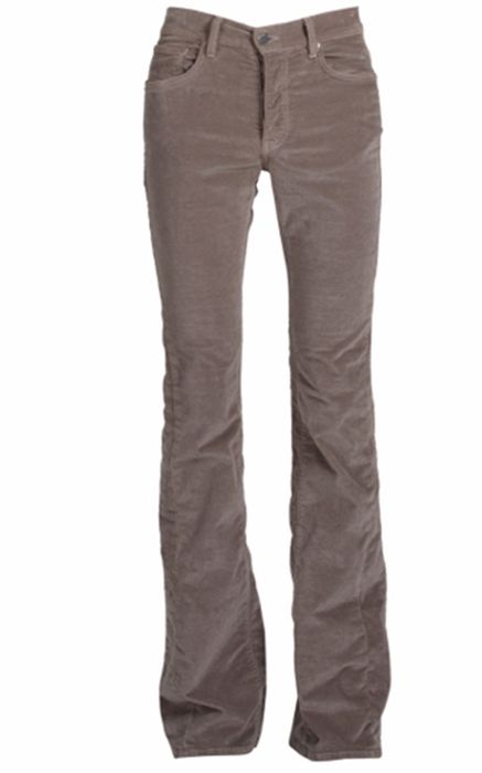 Amiri Velour Flare Stack Pants in Slate Grey | Grailed