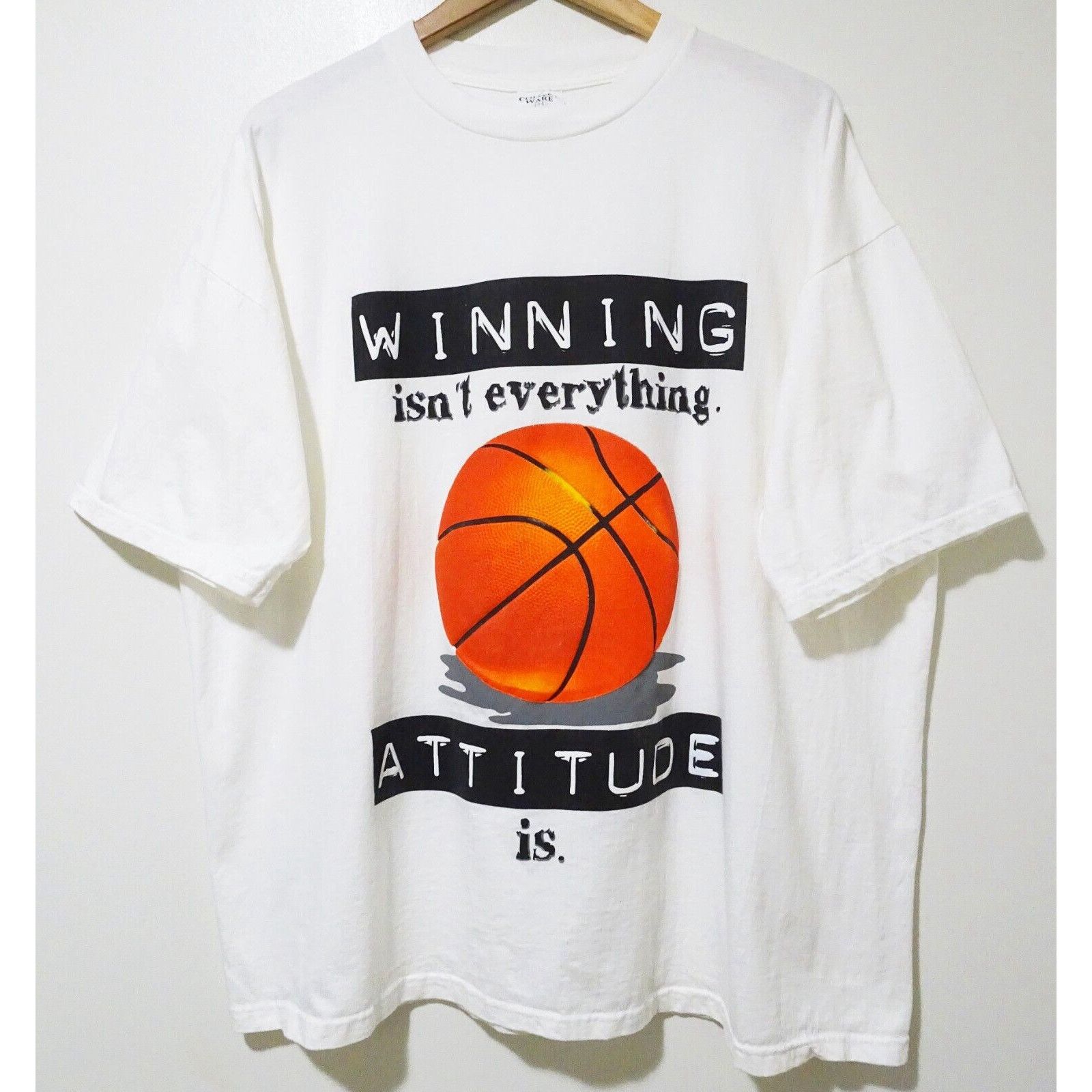 NBA XL Vtg Early 90s Basketball Winning Isn't Everything NBA Sports Oversize T-Shirt | Grailed