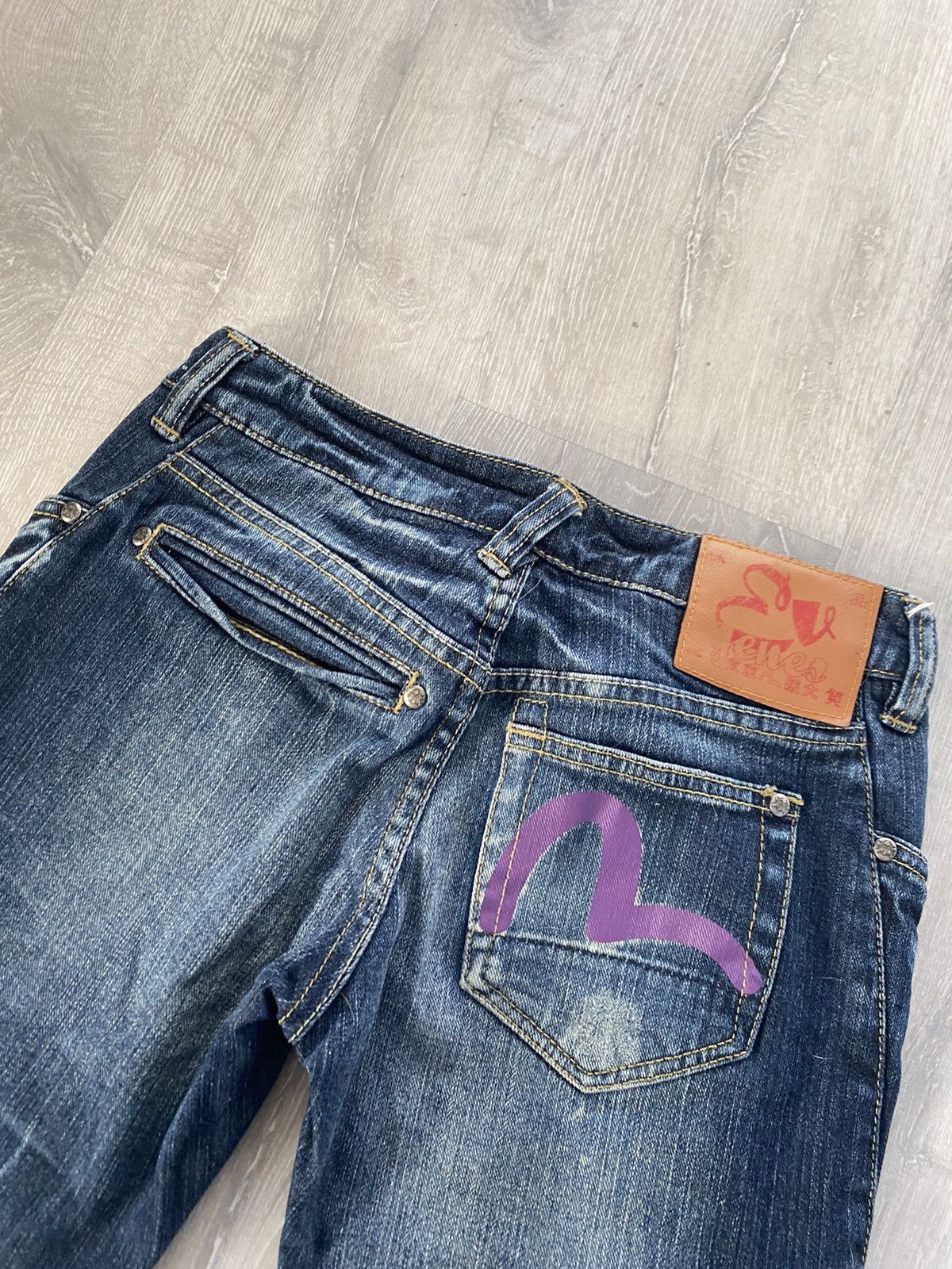 Evisu × Japanese Brand × Vintage Evisu Japan vintage blue jeans Purple ...