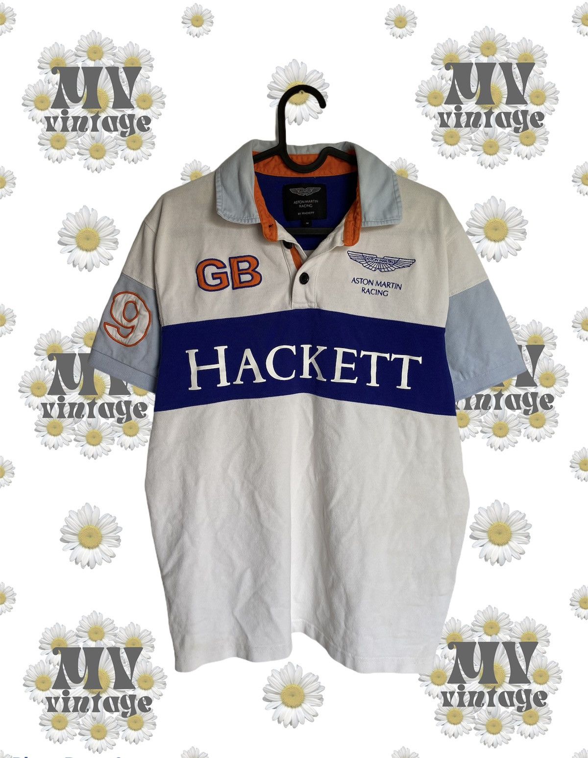 Vintage Hackett Aston Martin Polo Racing Moto | Grailed