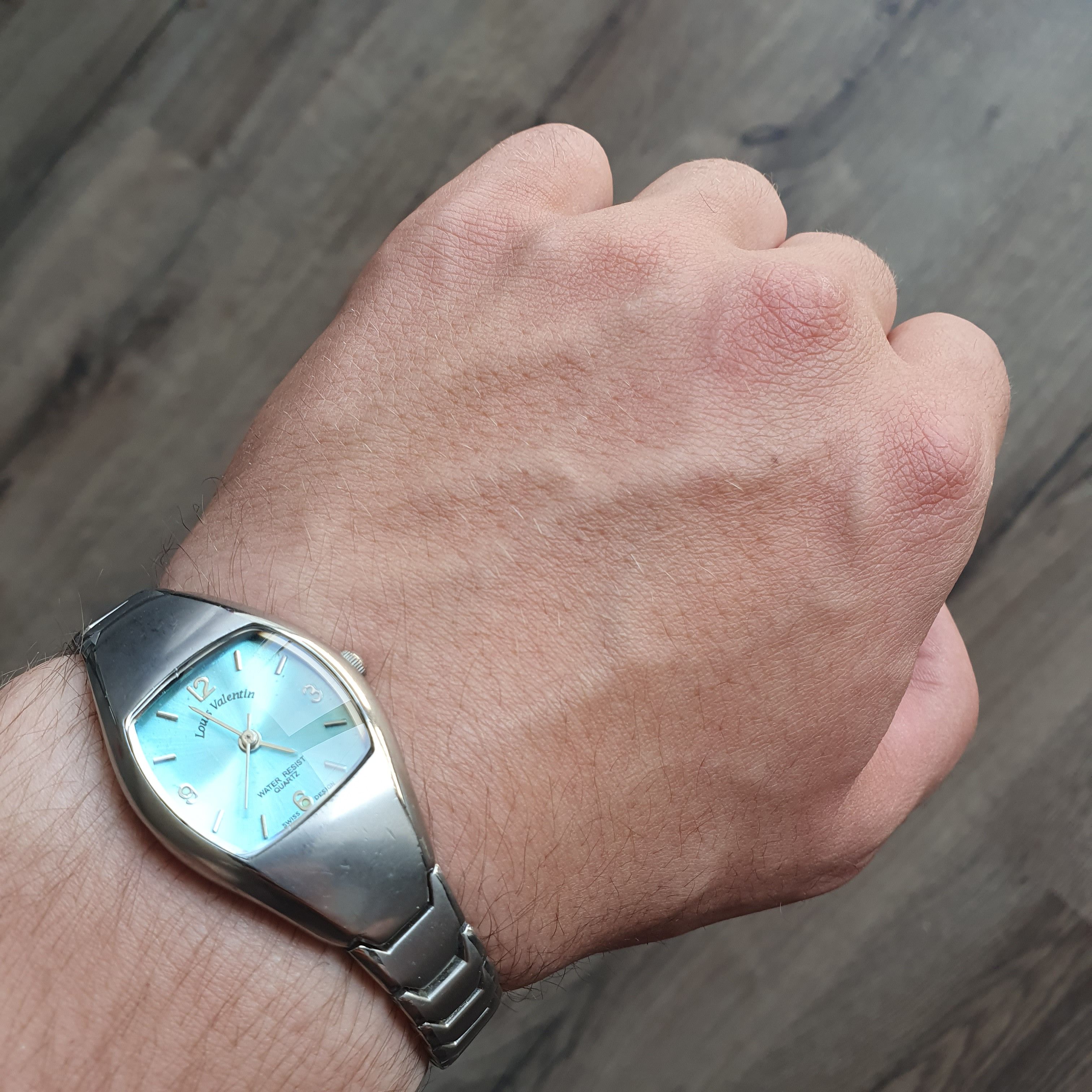 Vintage 90s Futuristic vintage swiss made watch Louis Valentin | Grailed