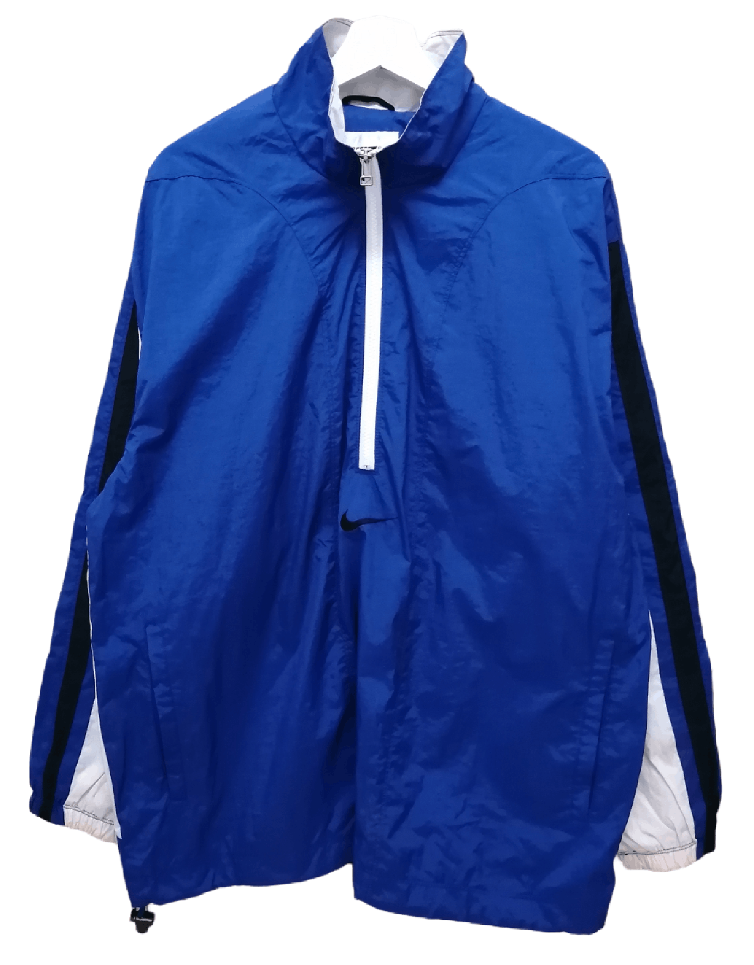 Nike Rare!! Vintage NIKE Center Swoosh Half Zip Winbreaker | Grailed